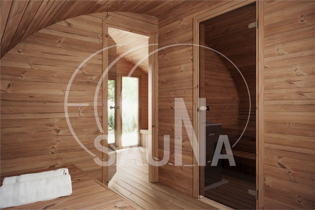 Saunamaja Frodo kolme ruumiga - Ecosauna